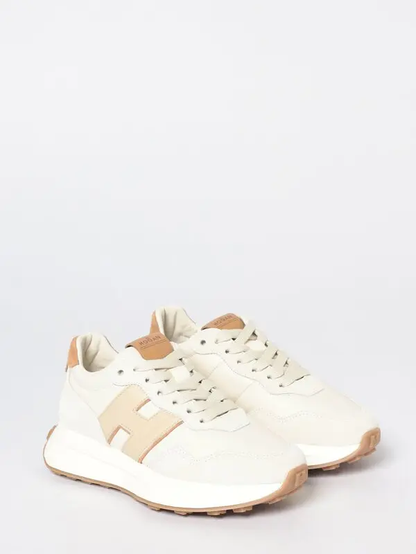 Hogan H641 Sneakers In Smooth And Suede Leather