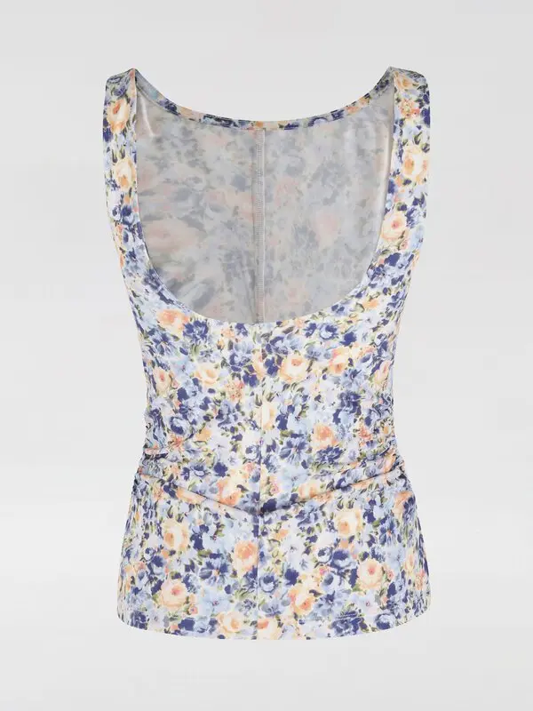 Ulla Johnson Sleeveless Floral Print Rayon Top