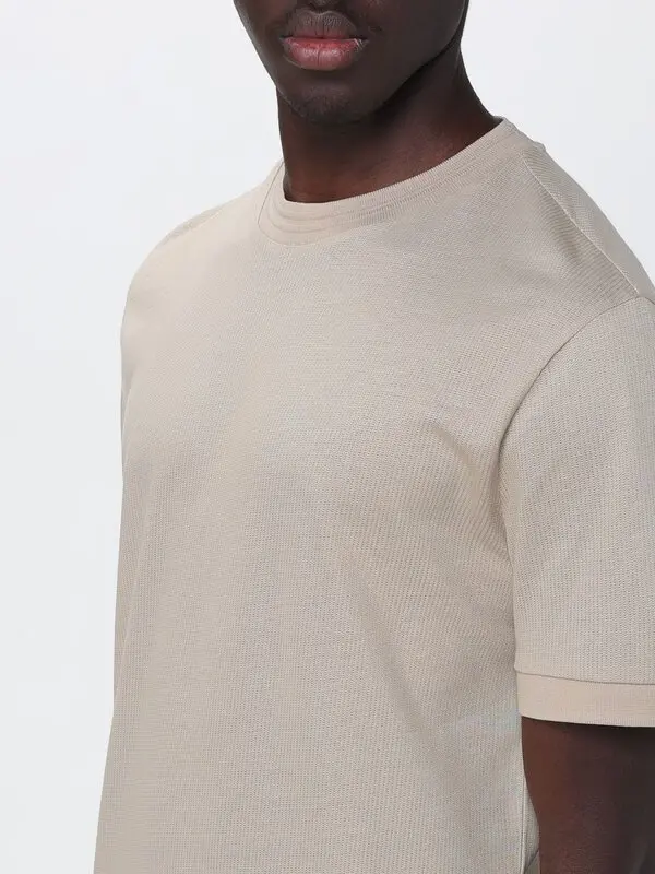 BOSS Basic Cotton Blend T-shirt - Beige