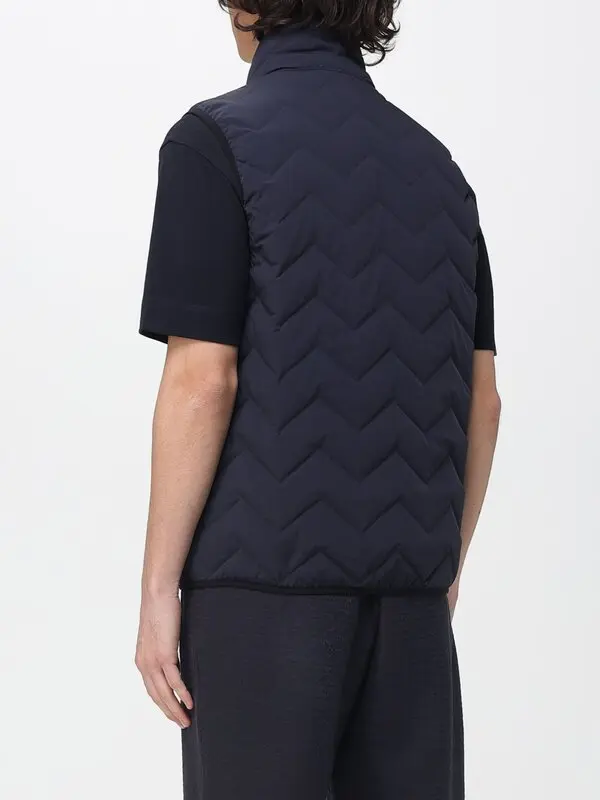 Emporio Armani Quilted Waistcoat - Navy