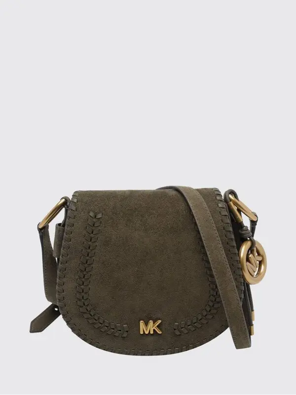 Michael Kors Suede Crossbody Bag - Green