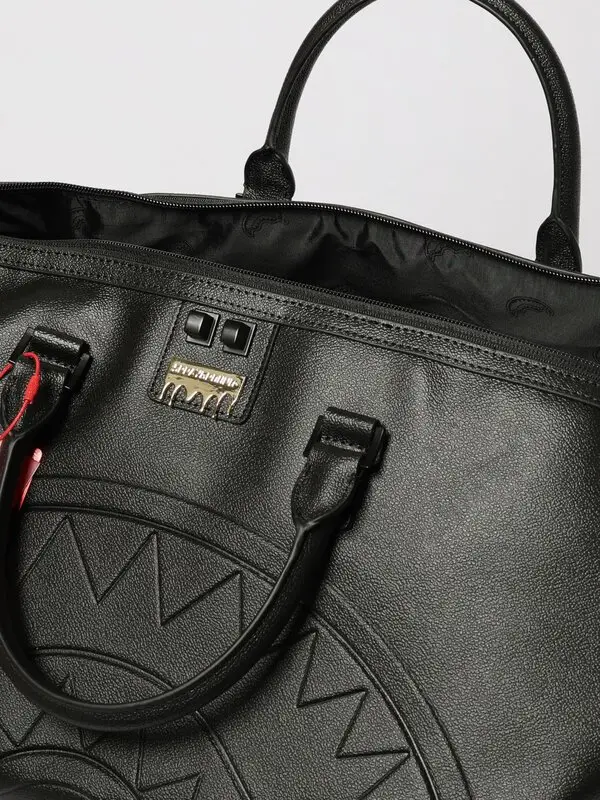 SPRAYGROUND Faux Leather Duffle Bag With Embossed Logo