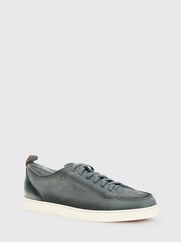 Santoni Nubuck Sneakers - Grey
