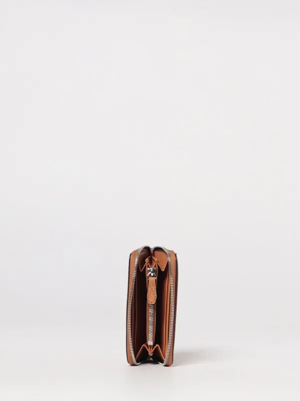 LANCEL Grained Leather Wallet - Camel