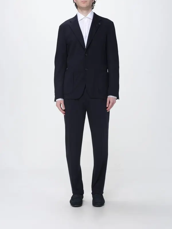 LARDINI Single-breasted Wool Dress