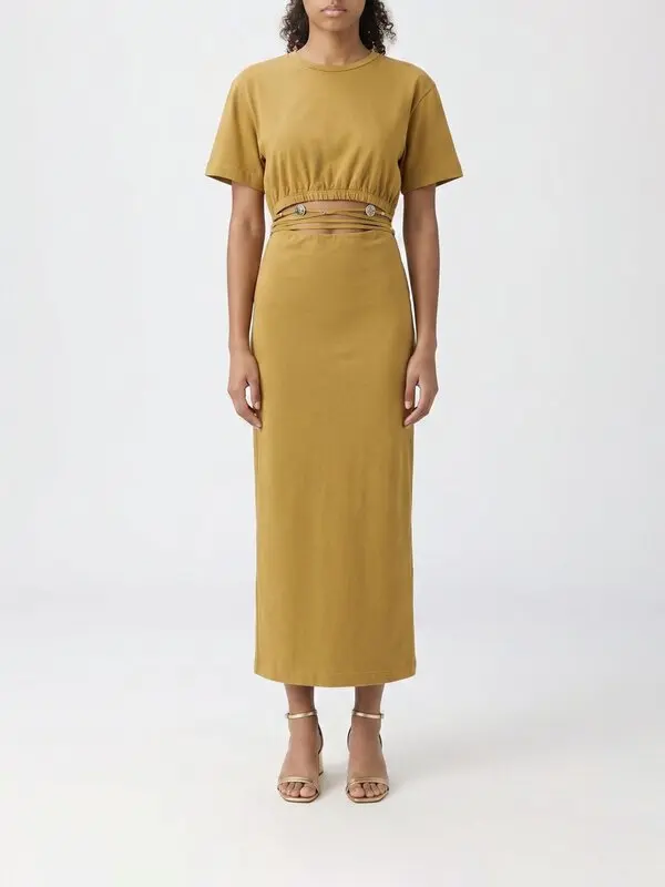 Pinko Cotton Midi Dress