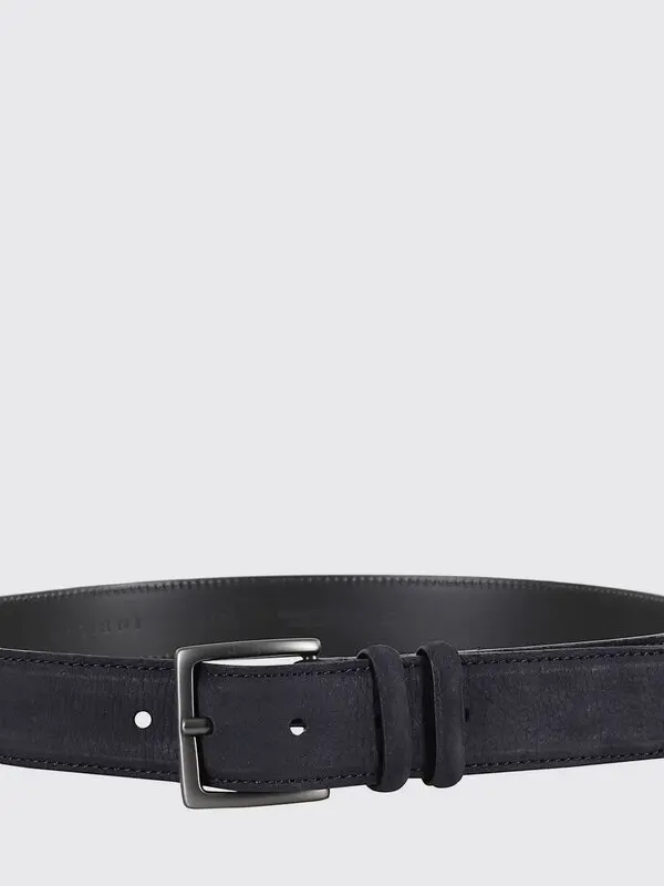 Orciani Nabucco Suede Belt - Blue