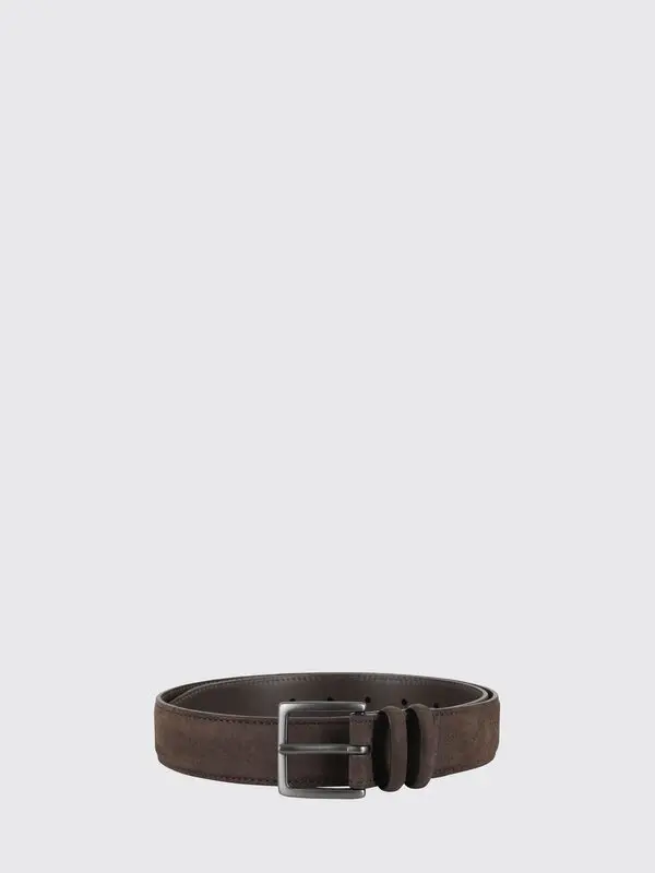 Orciani Nabucco Suede Belt - Brown