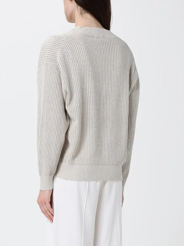 Brunello Cucinelli Cotton And Viscose V-neck Sweater