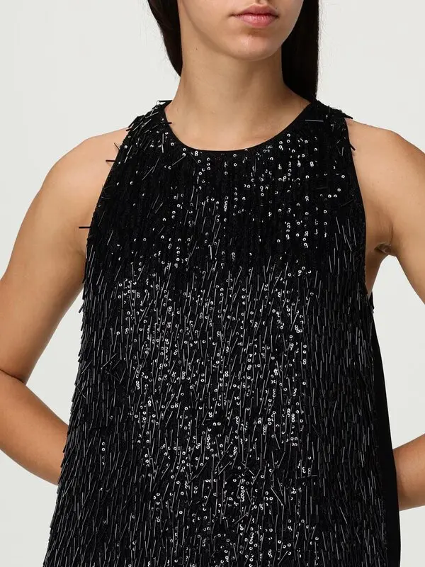 TWINSET Sequin Embellished Sleeveless Dress