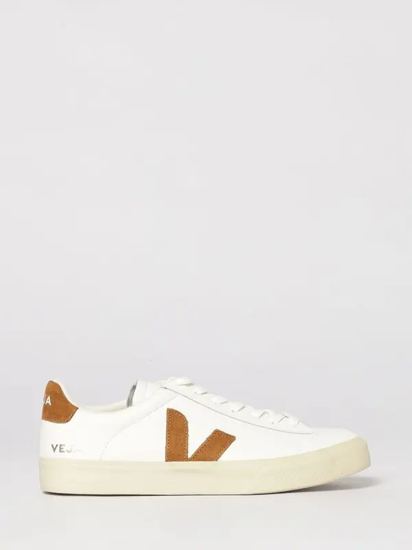 VEJA Campo Sustainable Leather Lace-up Sneakers - White