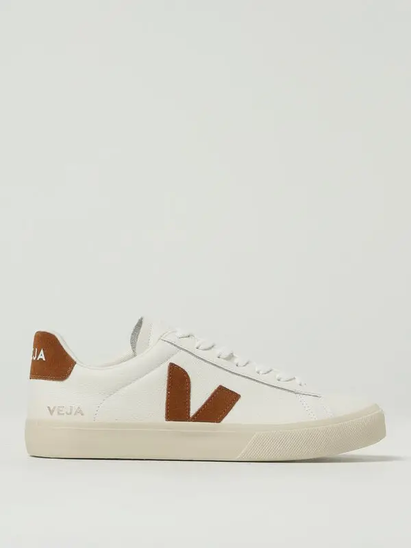 VEJA Campo Sustainable Leather Lace-up Sneakers - White