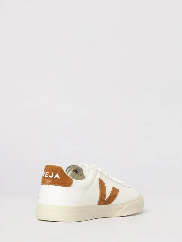 VEJA Campo Sustainable Leather Lace-up Sneakers - White