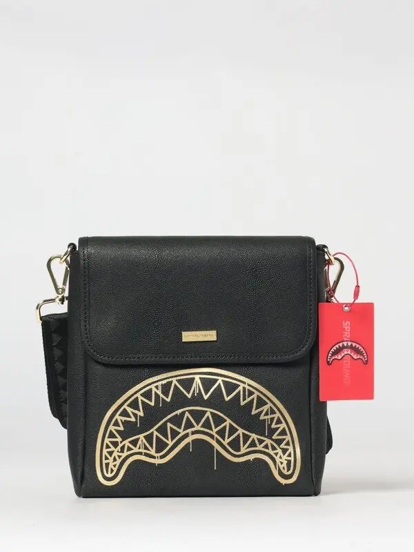 SPRAYGROUND Faux Leather Bag With Printed Logo