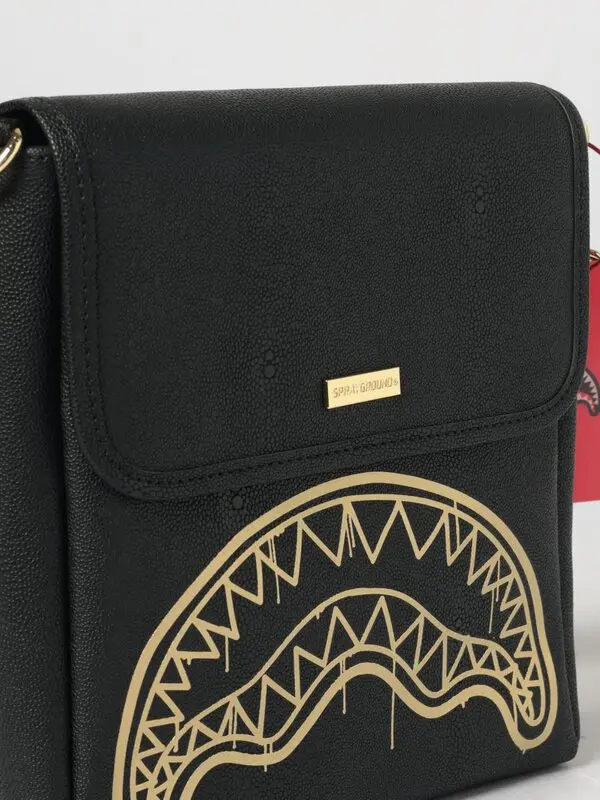 SPRAYGROUND Faux Leather Bag With Printed Logo