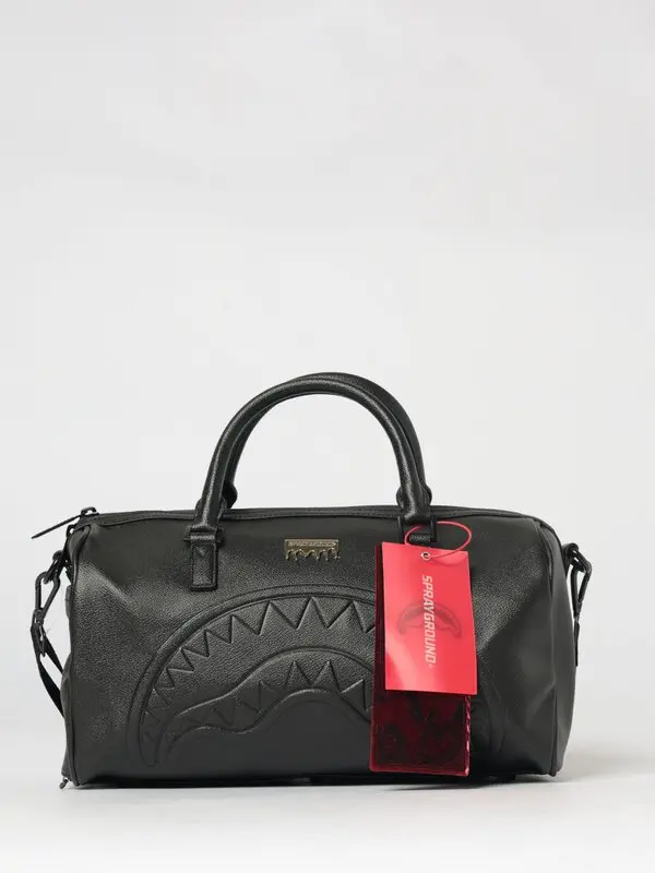 SPRAYGROUND Faux Leather Duffle Bag With Embossed Logo