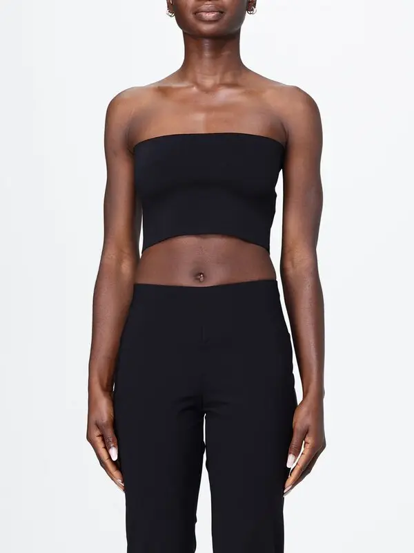 Liviana Conti Cropped Jersey Bandeau Top