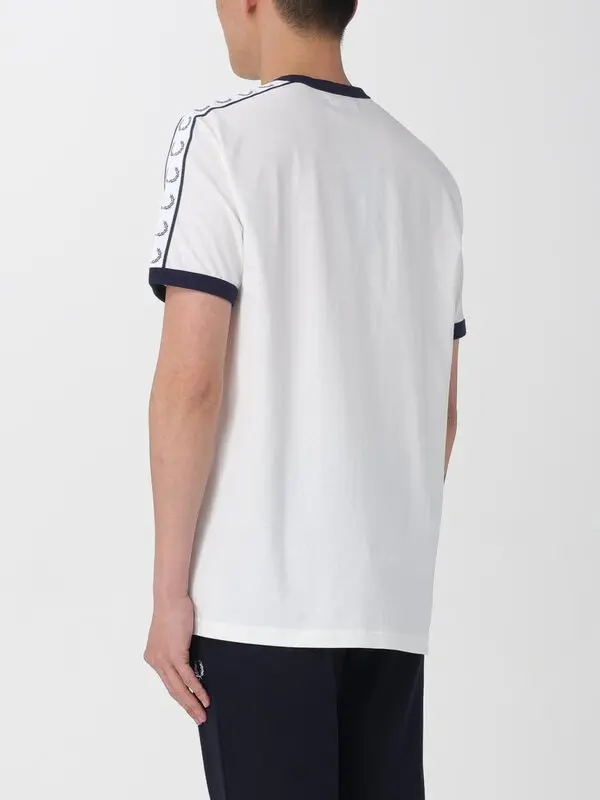Fred Perry Cotton T-shirt With Logo - White