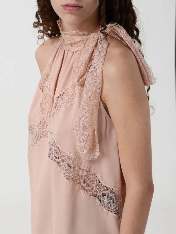 Pinko Top With Lace Inserts