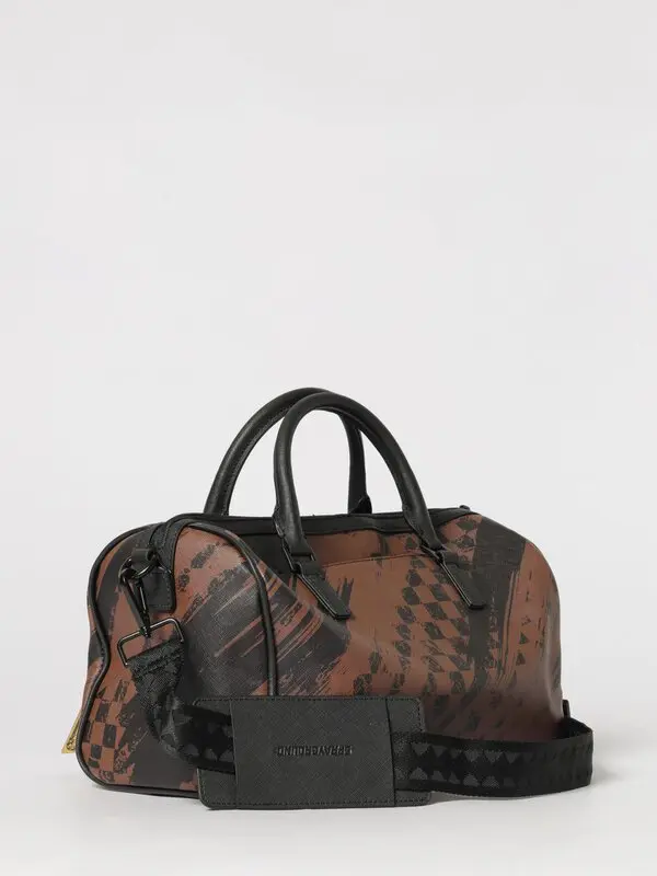 SPRAYGROUND Saffiano Coated Cotton Duffle Bag With Logo