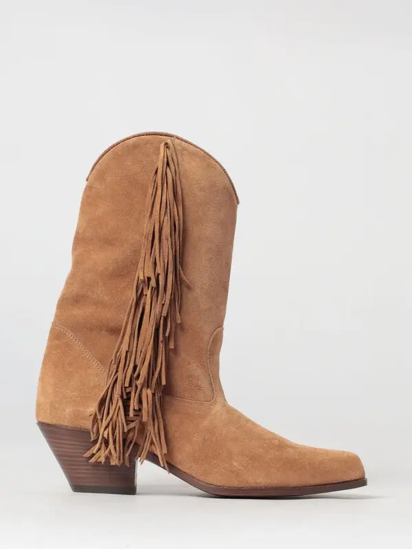 VIC MATIE Suede Boot With Fringes