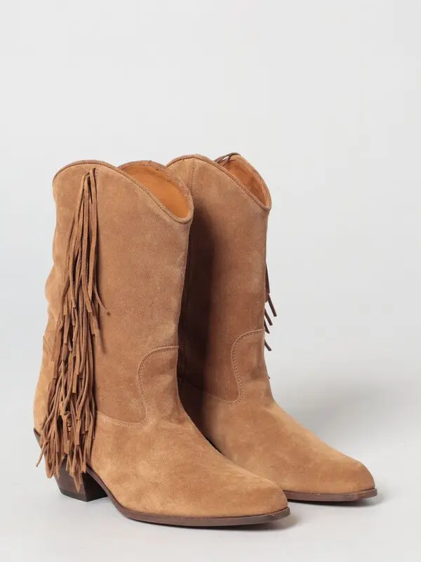 VIC MATIE Suede Boot With Fringes