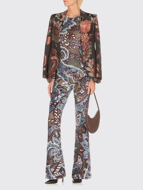 Etro Essential Paisley Coated Cotton Hobo Bag - Multicolor