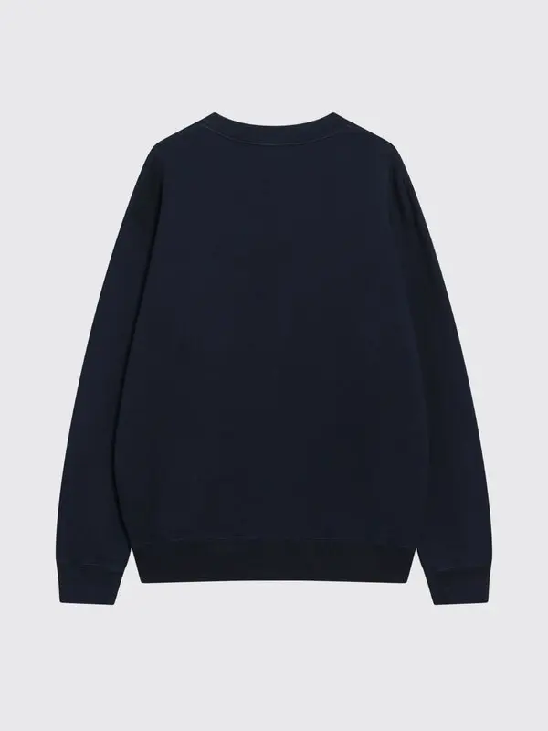 JW Anderson Cotton Crewneck Sweatshirt With Embroidered Logo - Blue