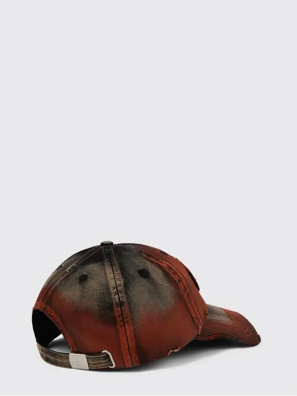 Camper Distorted Washed Sprayed Cotton Baseball Cap