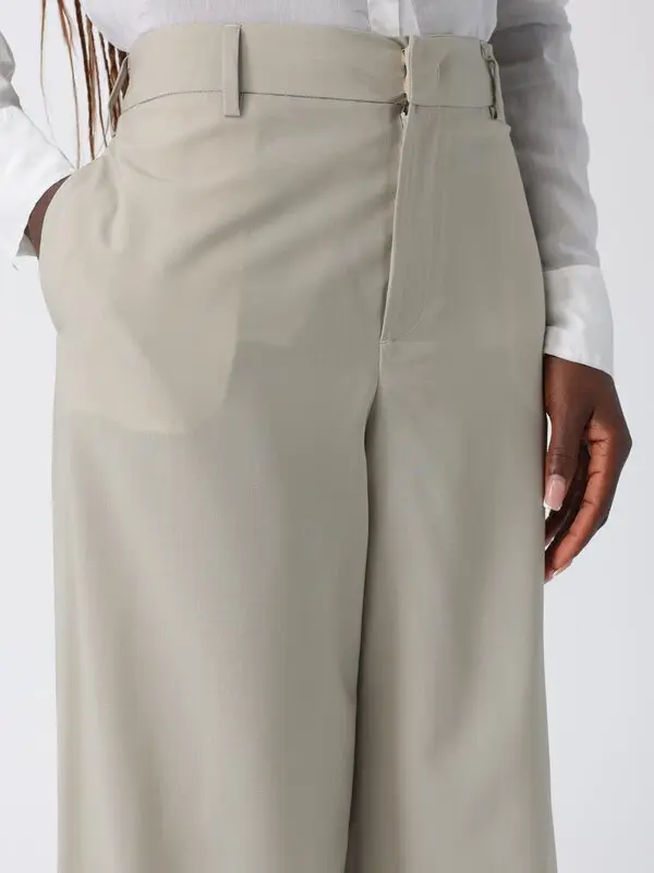 PT TORINO Palazzo Trousers In Virgin Wool