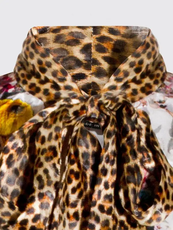Roberto Cavalli Blouse In Printed Silk Blend