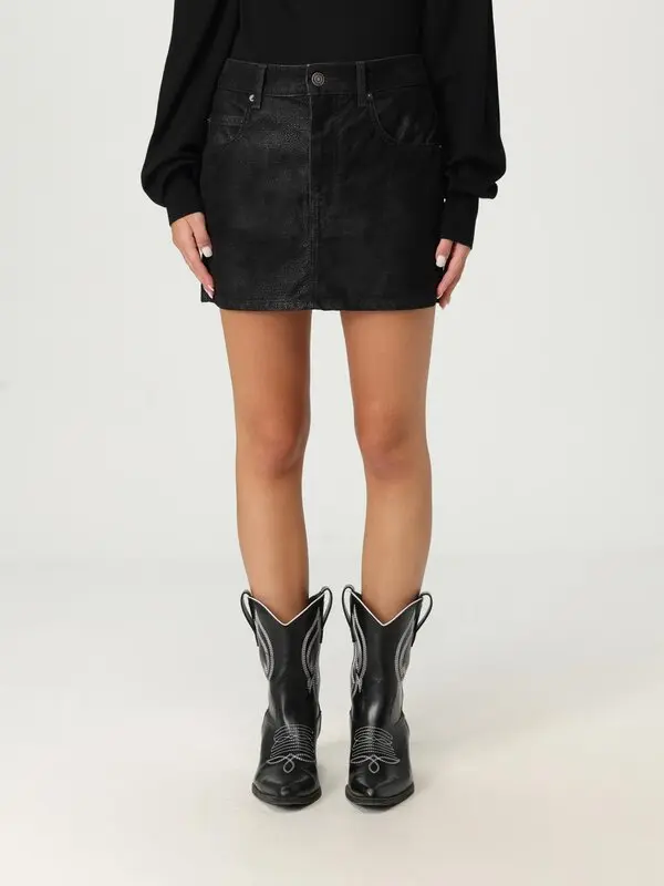 Isabel Marant Étoile Textured Denim Skirt