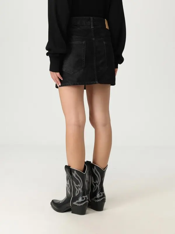 Isabel Marant Étoile Textured Denim Skirt