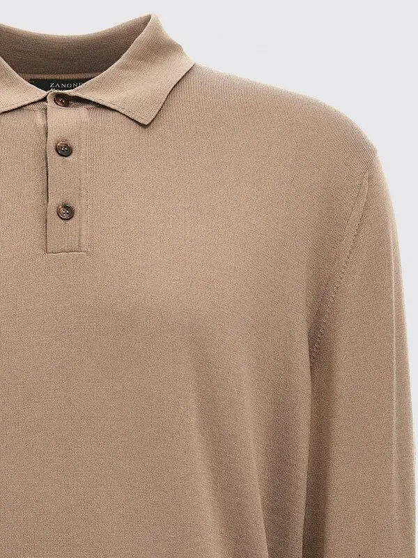 ZANONE Polo Shirt Colour - Camel
