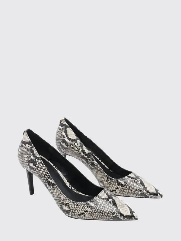 Michael Kors Alina Flex Python-print Leather Stiletto Pumps