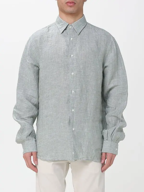 Aspesi Linen Blend Casual Shirt - Green