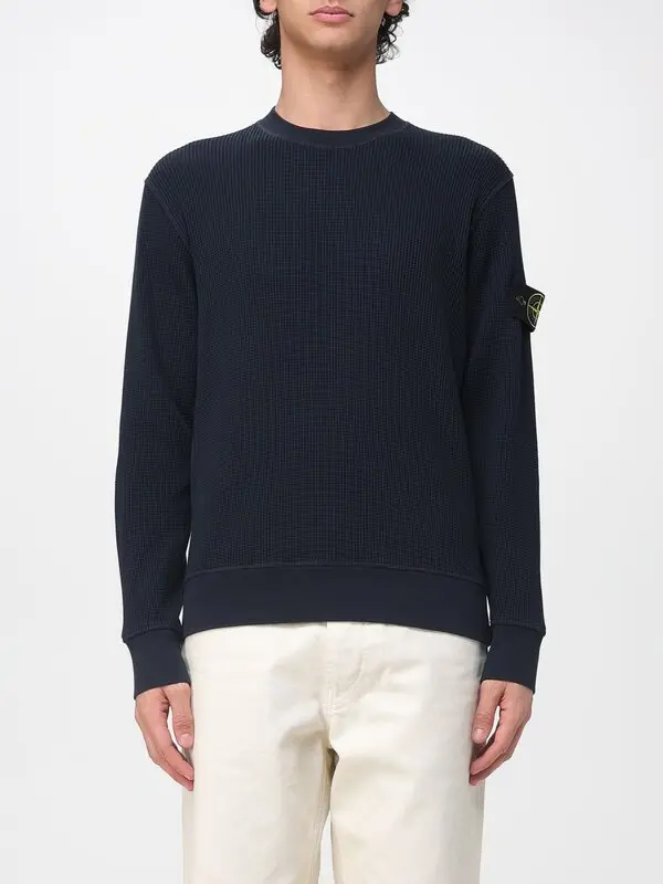 Stone Island Crewneck Sweatshirt - Blue