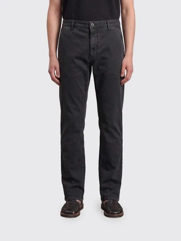 Incotex Cotton Chino Trousers - Blue