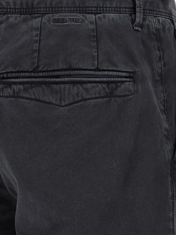 Incotex Cotton Chino Trousers - Blue