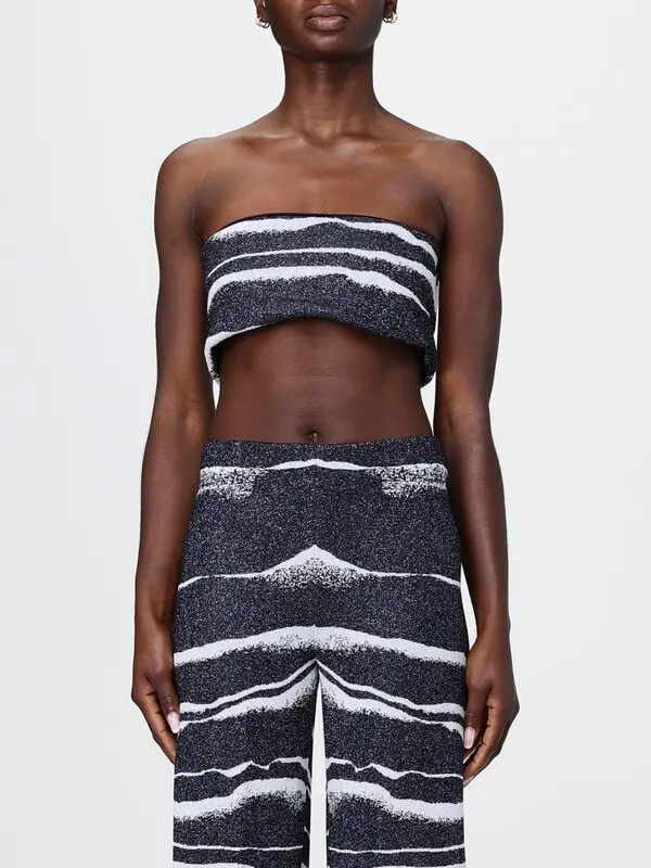Liviana Conti Cropped Viscose Top
