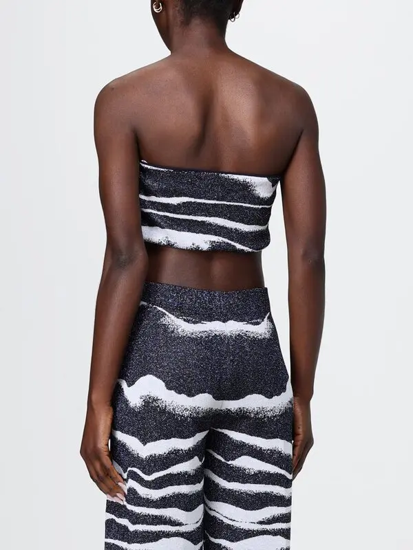 Liviana Conti Cropped Viscose Top