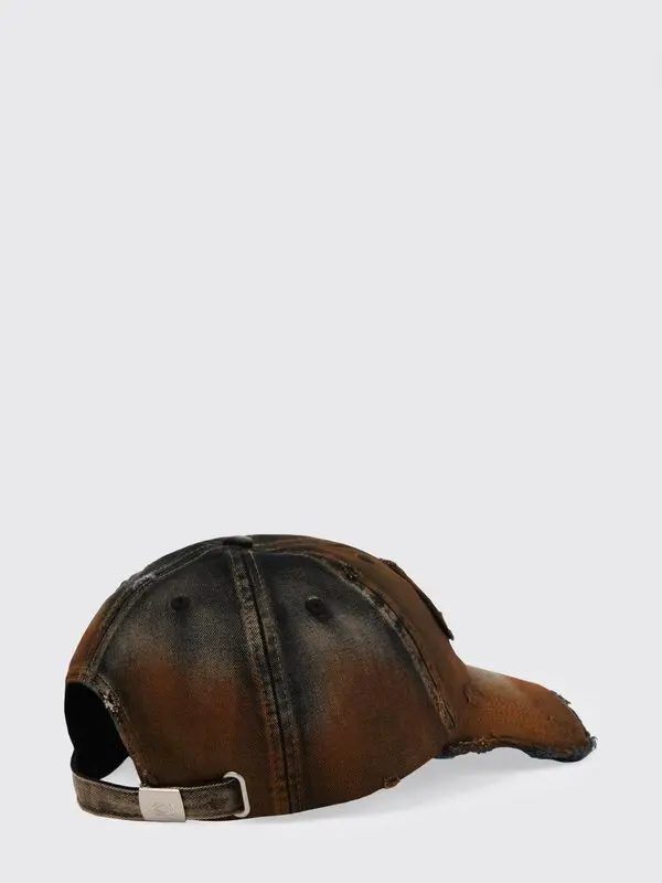 Camper Distorted Washed Sprayed Cotton Baseball Cap