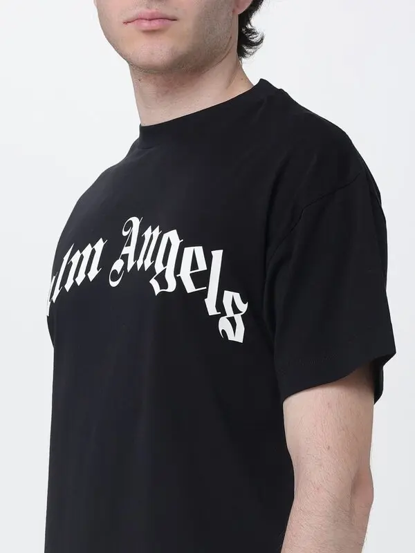 Palm Angels Cotton T-shirt With Logo