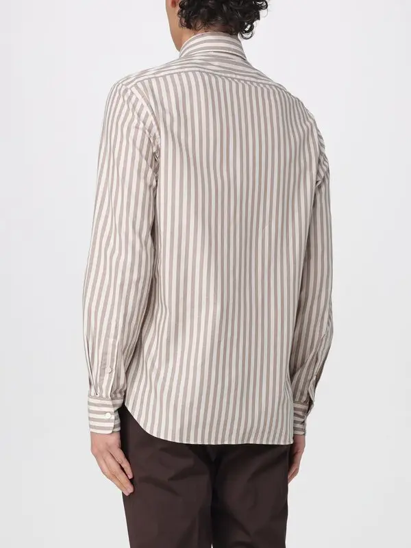 GLANSHIRT Striped Cotton Casual Shirt
