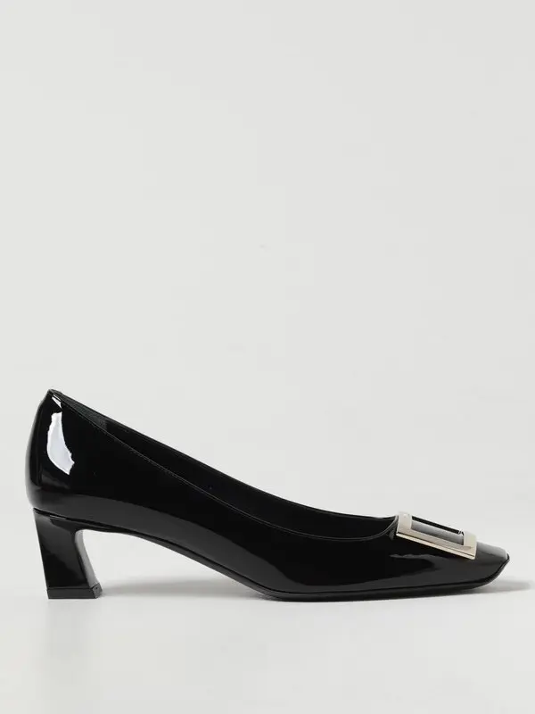 ROGER VIVIER Buckled Court Shoes - Black