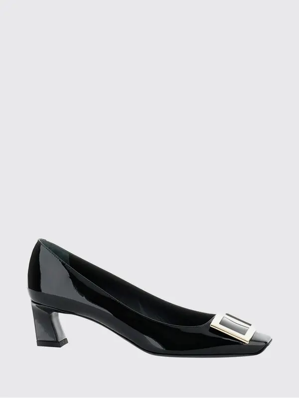 ROGER VIVIER Buckled Court Shoes - Black