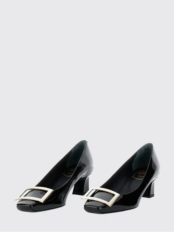 ROGER VIVIER Buckled Court Shoes - Black