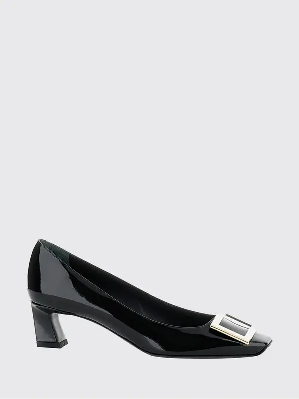 ROGER VIVIER Buckled Court Shoes - Black