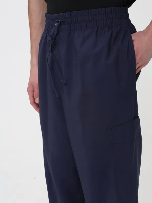Kenzo Cotton Blend Drawstring Trousers
