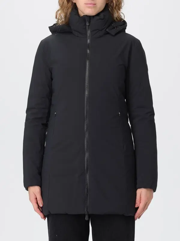 SAVE THE DUCK Mid Length Hooded Coat